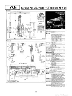 Kato Specifications CraneMarket