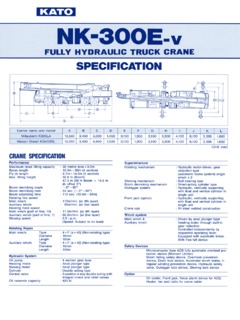 Truck Cranes Kato Specifications CraneMarket