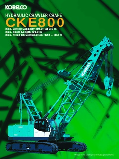 Kobelco CKE800 Specifications CraneMarket