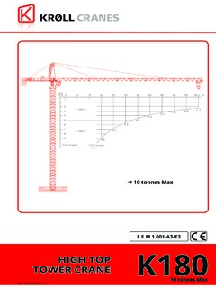 Tower Cranes Kroll Specifications CraneMarket