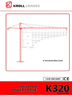 Tower Cranes Kroll K320 Specifications CraneMarket