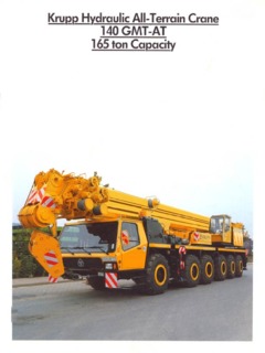 Krupp 140 GMT-AT Specifications CraneMarket