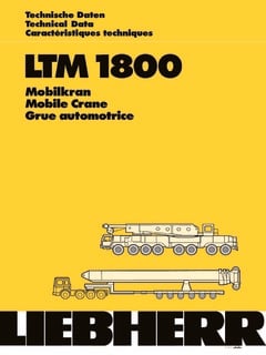 Liebherr LTM 1800 Specifications CraneMarket