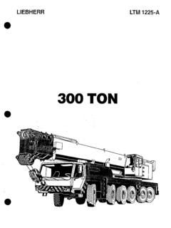 Liebherr LTM 1225-A Specifications CraneMarket