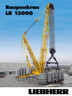 Liebherr LR 13000 Specifications CraneMarket