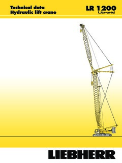 Liebherr LR 1200 Litronic Specifications CraneMarket
