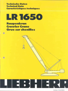 LR 1650 Specifications CraneMarket