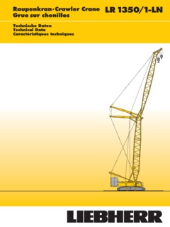 Liebherr LR 1350/1-LN Specifications CraneMarket