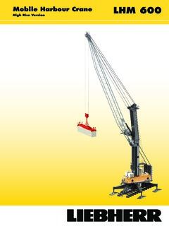 Mobile Harbour Cranes Liebherr Specifications CraneMarket