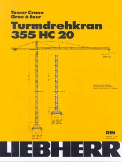 Liebherr 355 HC 20 Specifications CraneMarket