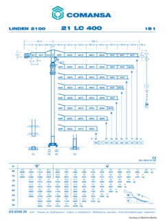 Comansa Specifications CraneMarket