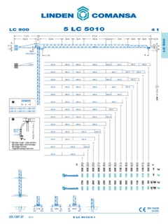 Tower Cranes Comansa 5 LC 5010 Specifications CraneMarket