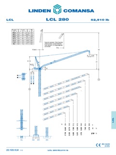 Comansa LCL 280 Specifications CraneMarket