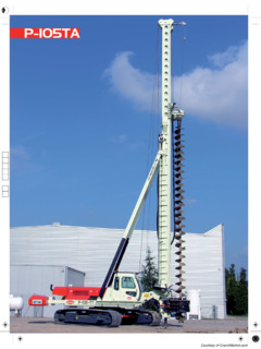 Drilling Rigs Llamada Specifications CraneMarket