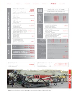 Llamada P-160TT Specifications CraneMarket