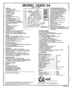 Lull 1044 Series Specifications CraneMarket