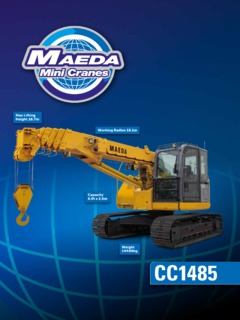 Mini Cranes Maeda CC1485 Specifications CraneMarket