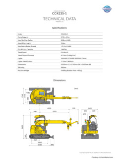 Maeda Specifications CraneMarket