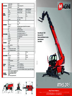 Magni Specifications CraneMarket