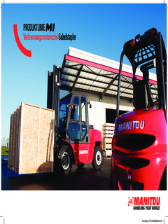 Forklifts Manitou Specifications CraneMarket