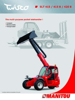Manitou SLT 415 B Specifications CraneMarket