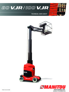 Vertical Mast Lifts Specifications CraneMarket