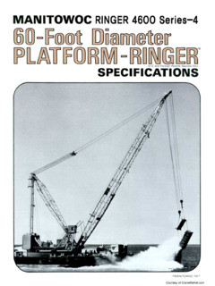 Crawler Cranes Manitowoc 4600 Series 4 Specifications CraneMarket