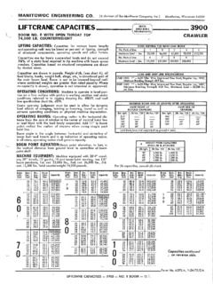 Crawler Cranes Manitowoc Specifications CraneMarket