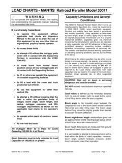 Railroad Cranes Mantis Specifications CraneMarket