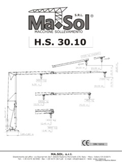 Self-Erecting Masol Specifications CraneMarket