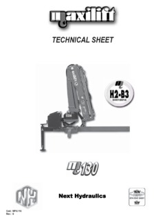 Folding Boom Maxilift Specifications CraneMarket