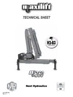 Maxilift Specifications CraneMarket