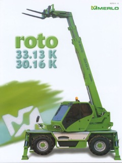 Telehandlers Forklifts & Lift Trucks Merlo ROTO 30.16 K Specifications ...
