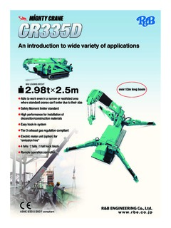 Mighty Crane Specifications CraneMarket