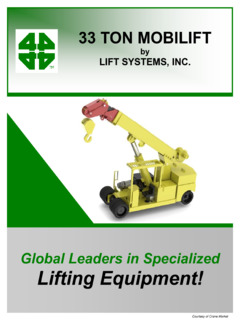 Mobilift Specifications CraneMarket