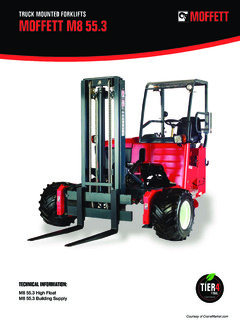 Moffett M8 55.3 Specifications CraneMarket