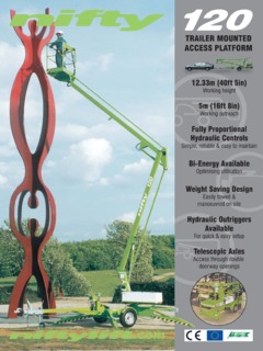 Niftylift Nifty 120 Specifications CraneMarket