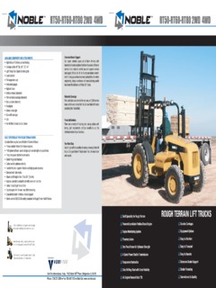 Noble Specifications CraneMarket