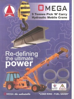 Pick & Carry Cranes Omega Construction Equipment PVT Specifications ...