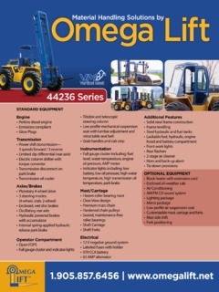 Forklifts Omega Lift Manufacturing Specifications CraneMarket