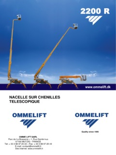 Omme Lift 2200 RBD Specifications CraneMarket