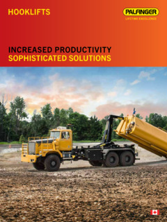 HookLifts Palfinger T 12 L Specifications CraneMarket