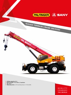 Sany Palfinger Specifications CraneMarket