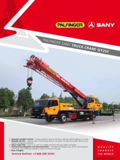 Sany Palfinger Specifications CraneMarket