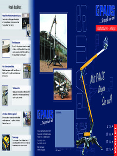 Paus Specifications CraneMarket