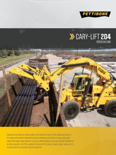 Pettibone CARY-LIFT 204 Specifications CraneMarket