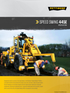 Pettibone SPEED SWING 445E Specifications CraneMarket