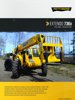 Telehandlers Pettibone Specifications CraneMarket