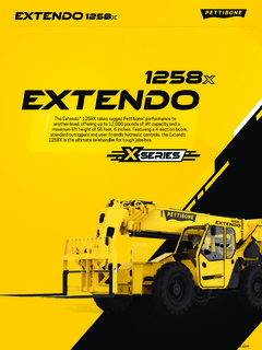 Pettibone EXTENDO 1258X Specifications CraneMarket