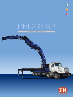 PM 210 SP Specifications CraneMarket